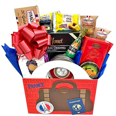 PASSPORT To France, French Inspired Gourmet Gift Basket