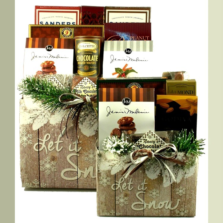 Let It Snow, Holiday Gift Basket