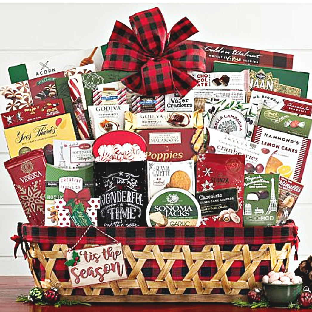 Holiday Delight Festive Gift Basket