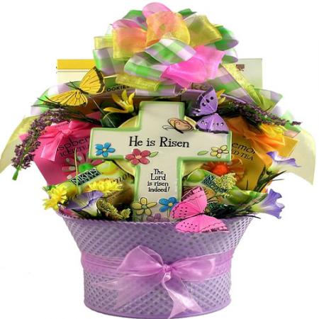 He Is Risen, Easter Gift Basket